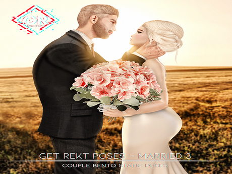 Second Life Marketplace - [GR] - Married 3 Couple Bento Pose